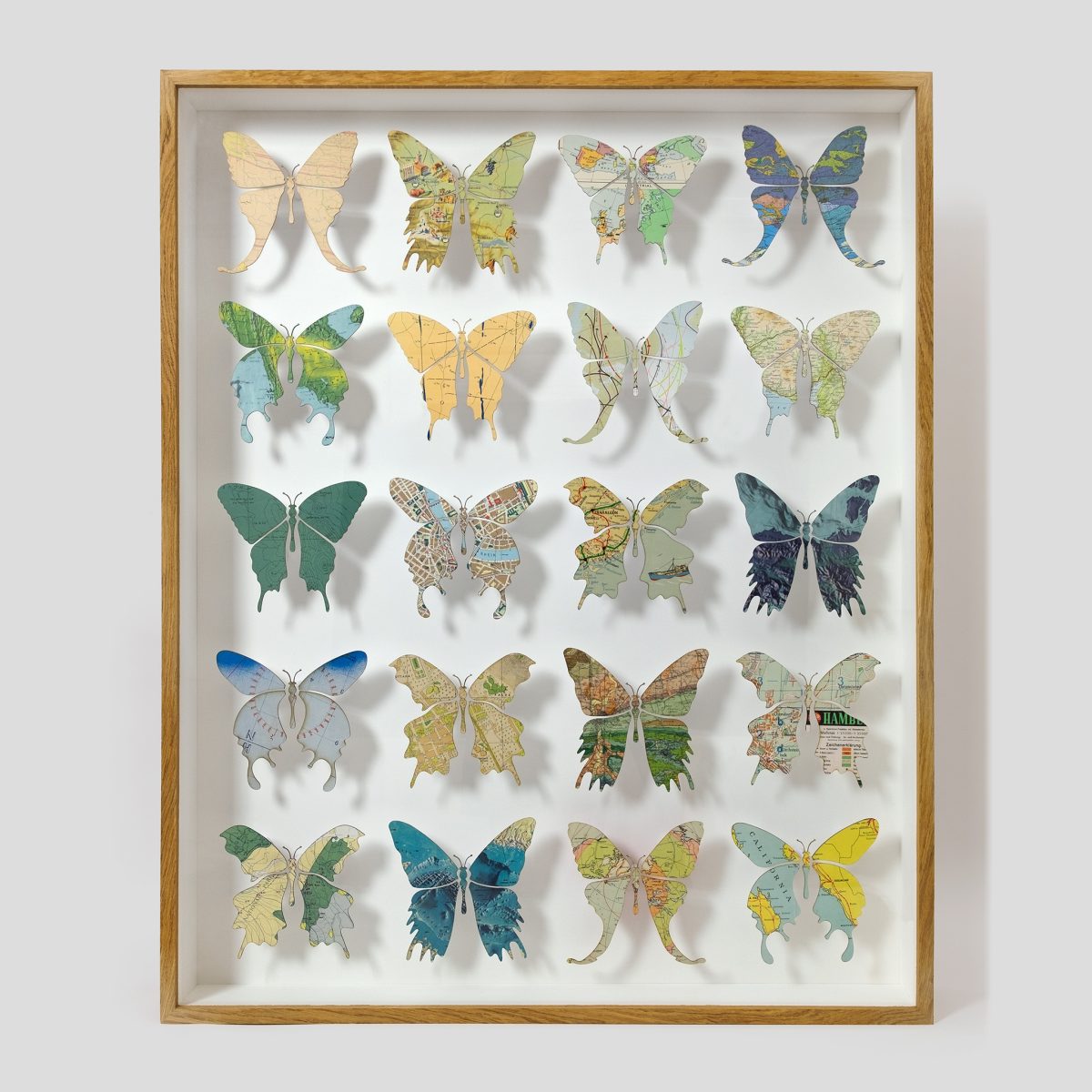 Antique Geological Surrey Map Butterfly Nº65 | imagesurgery